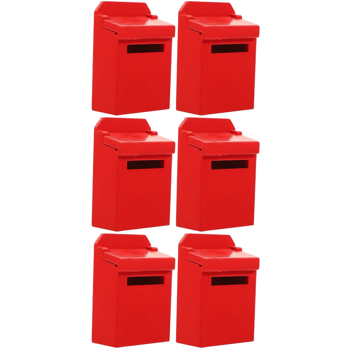 Raindrops 6 Pcs Mini Mailbox Model Miniature Mailbox Figurine Tiny ...