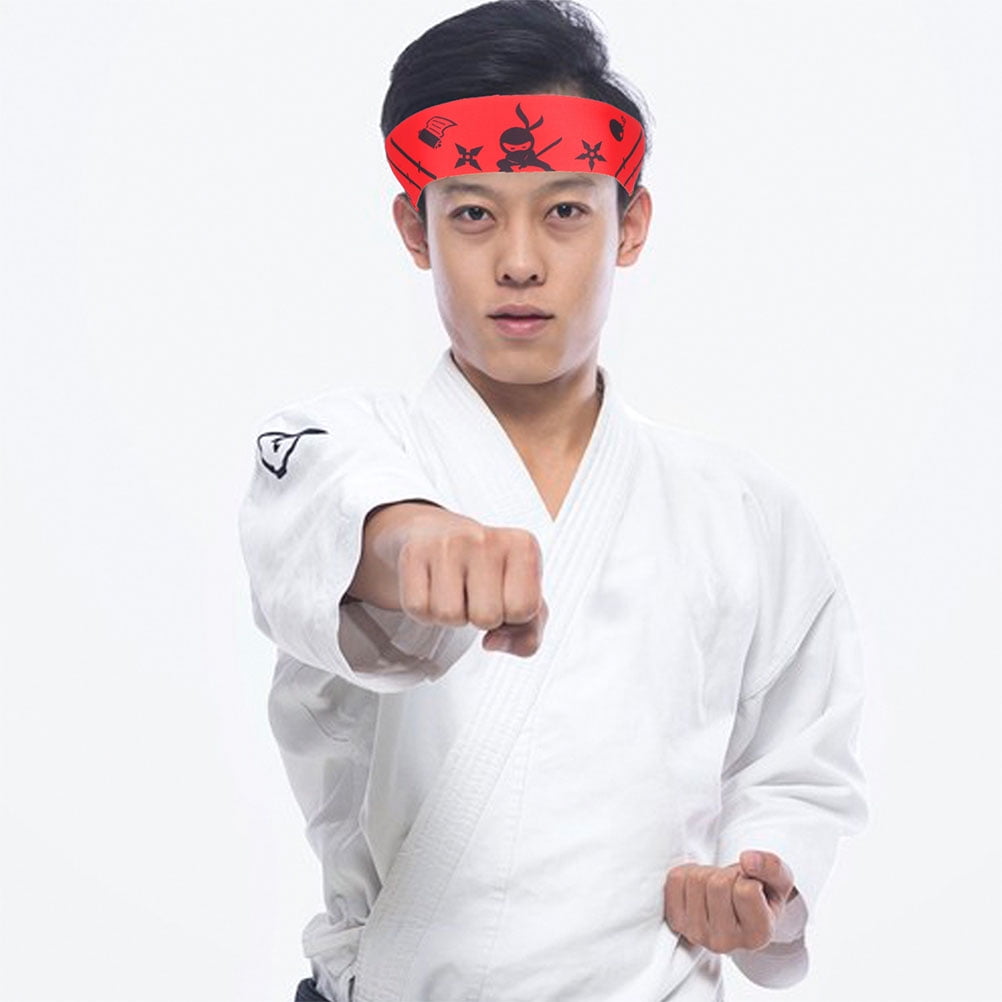 Raindrops 6 Pcs Ninja Print Headscarf Man Child 92.00X5.00X0.10CM ...