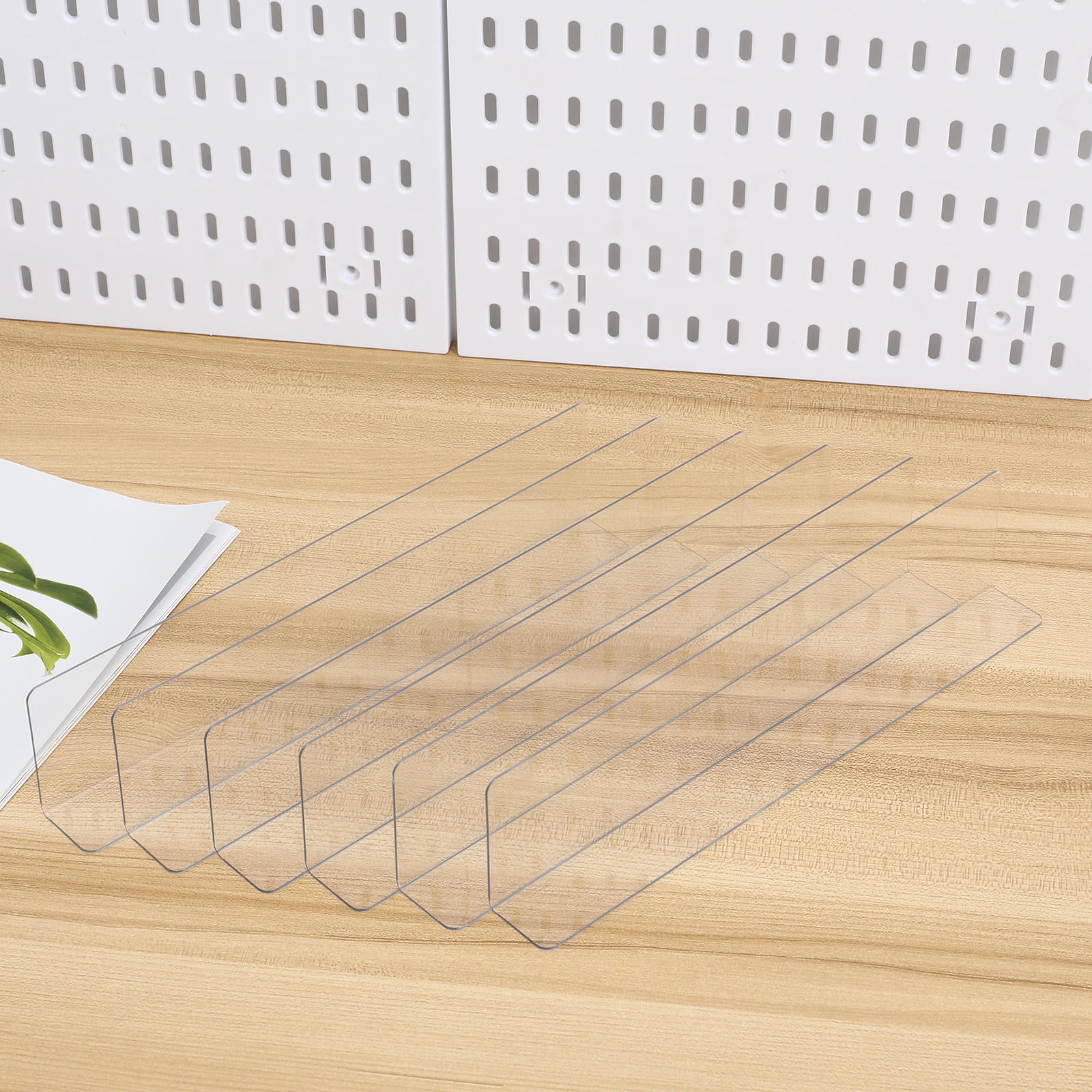 Raindrops 6 Pcs Organized Supermarket Shelf Dividers L-shaped Isolation ...