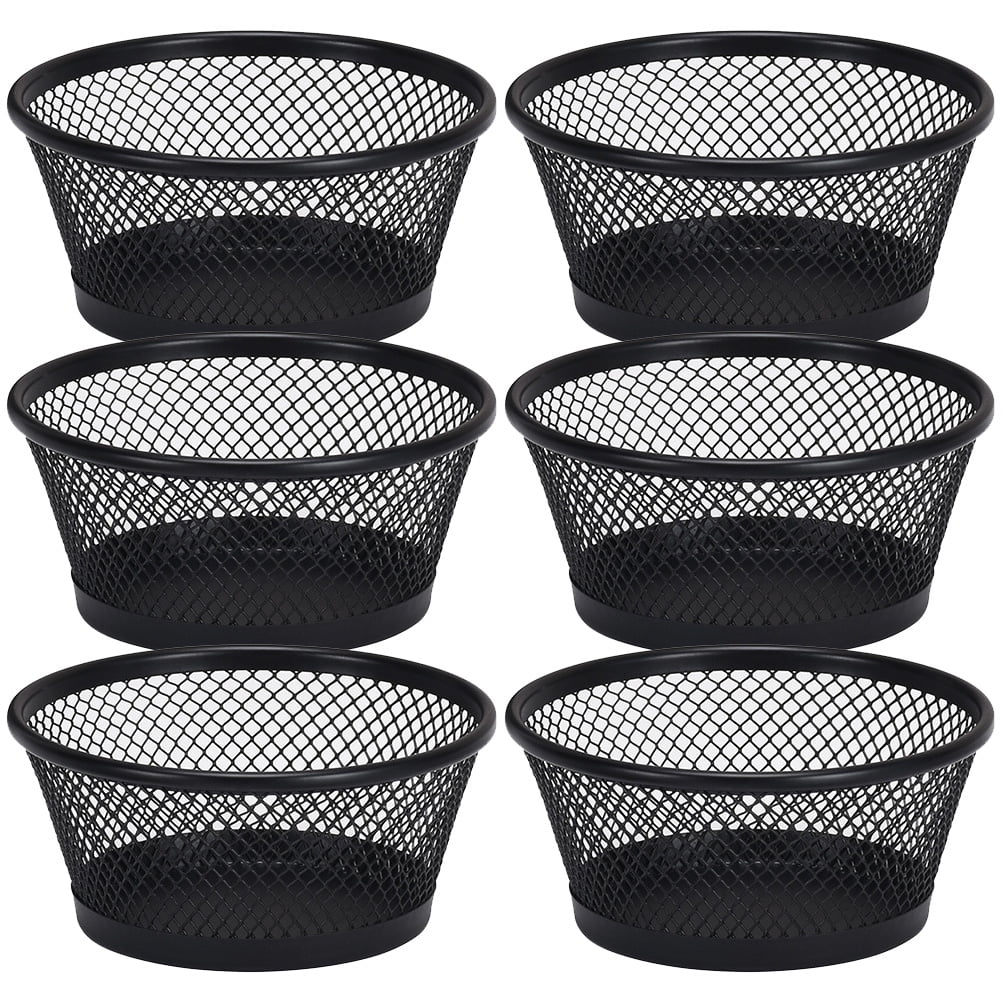 6Pcs Paper Clip Container Dispenser Binder Clip Holder Stackable Desk ...