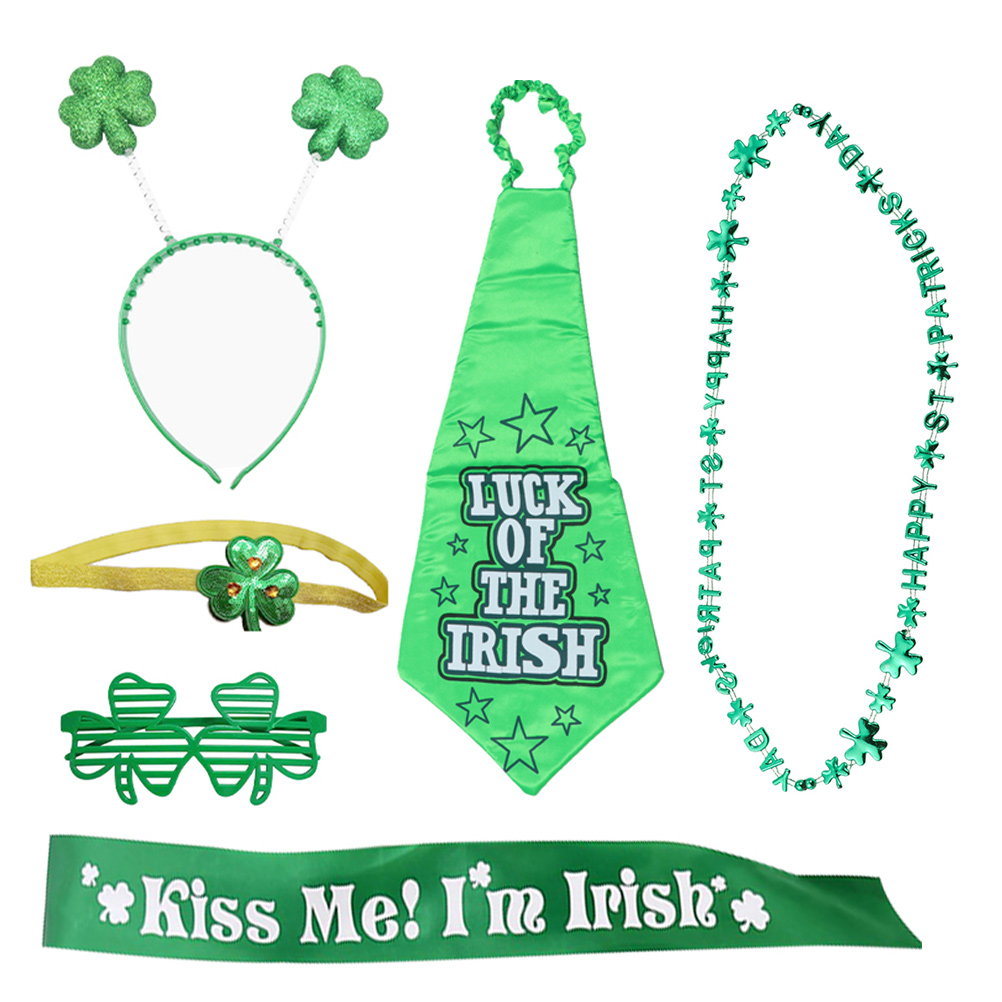 Raindrops 6 Pcs Party Decorative Props Irish Suit Attention-grabbing ...