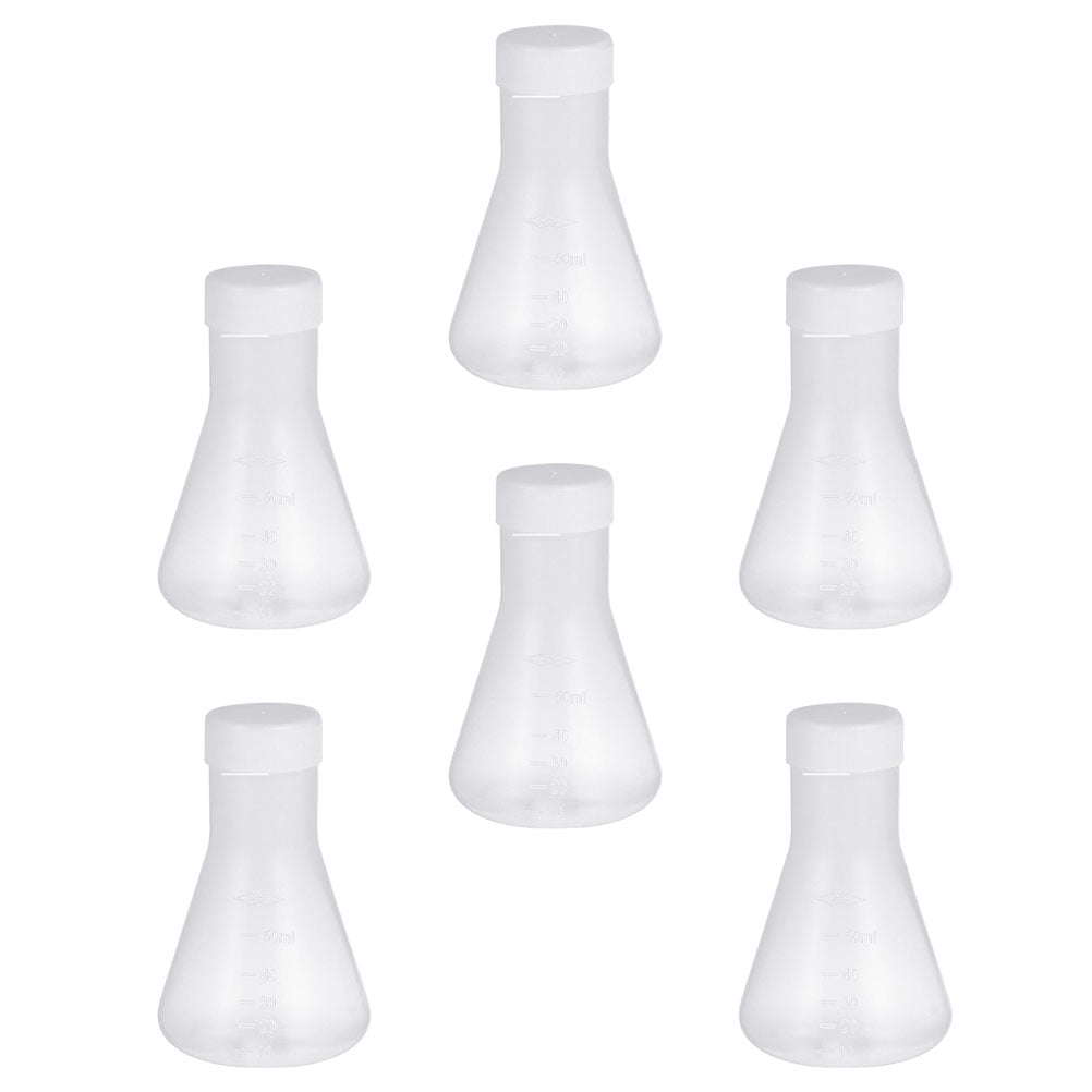Raindrops 6 Pcs Plastic Erlenmeyer Flask Flasks Conical Favor Test ...