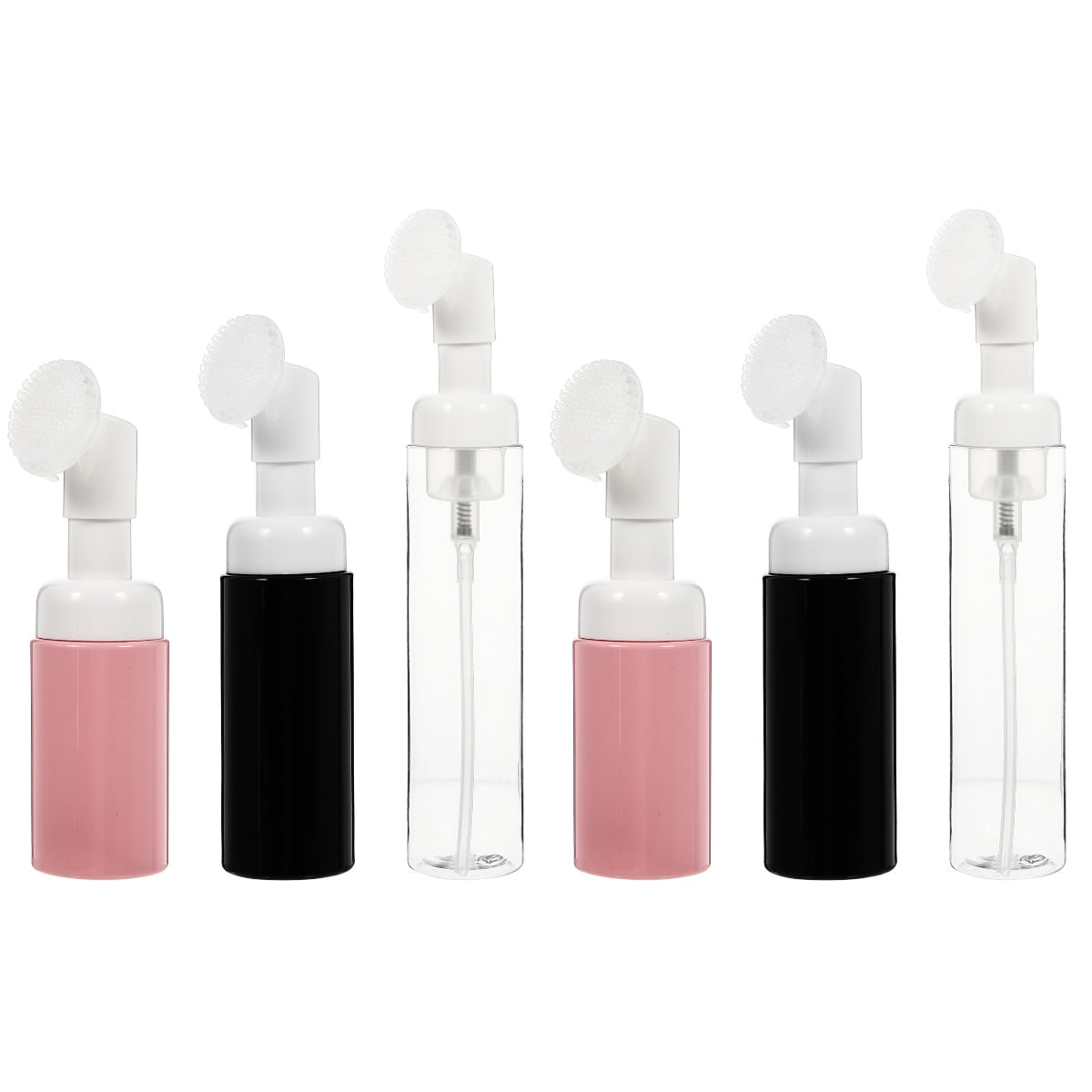 Raindrops 6 Pcs Brush Foaming Dispenser Bottles Convenient Sub Bottles ...