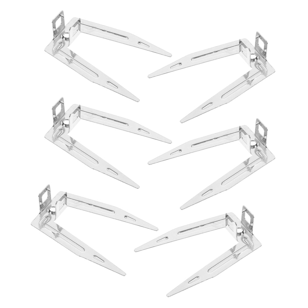 Raindrops 6 Pcs Roast Chicken String Meat Forks Cooking Skewers Silver ...