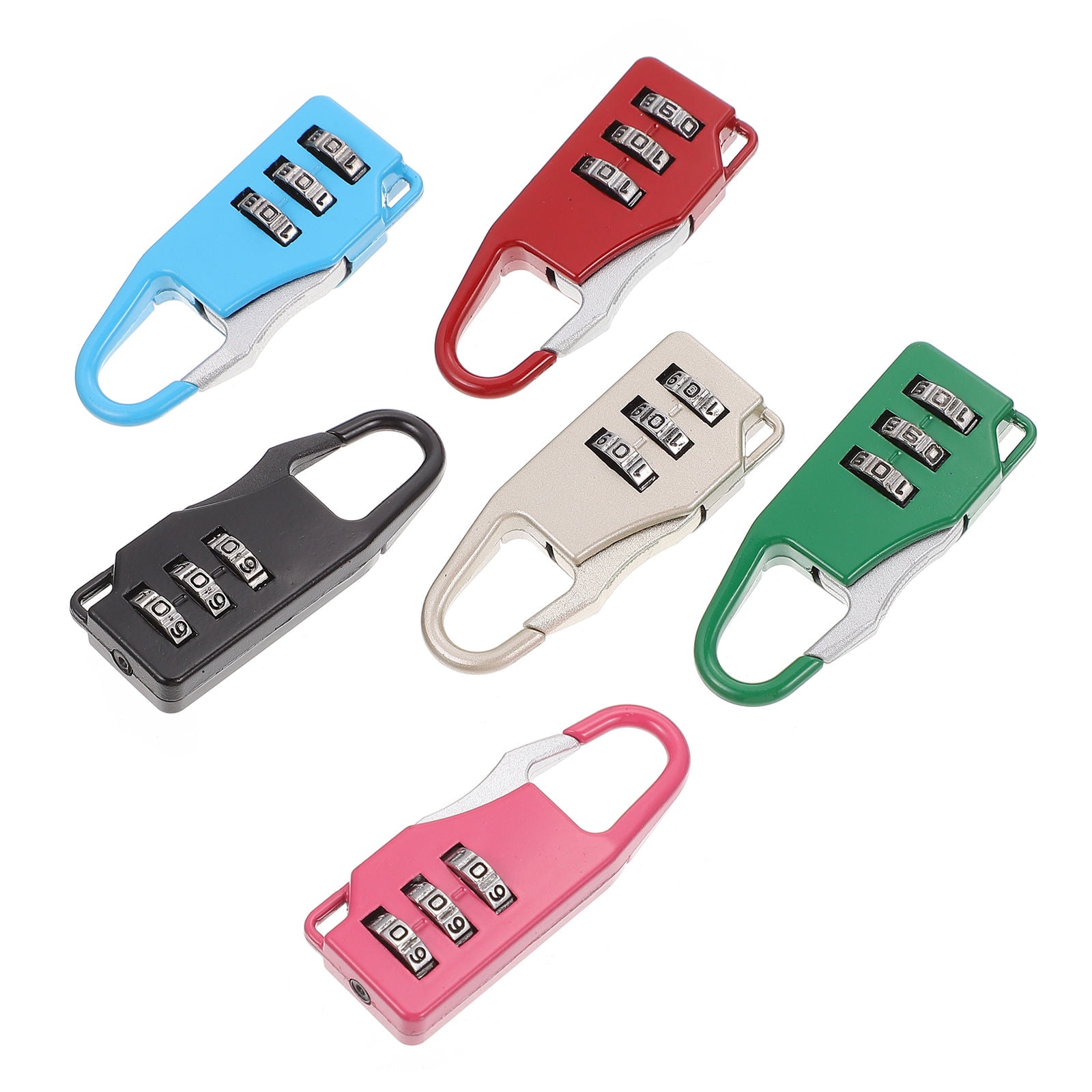 Raindrops 6 Pcs Safe Password Lock Gym Locker Suitcases Travel Door for ...