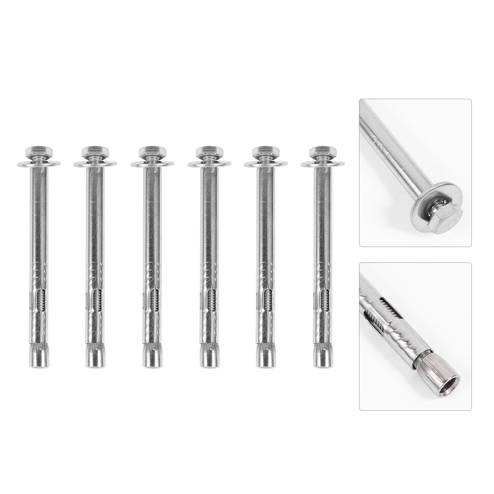Raindrops 6 Pcs Threaded Drywall Anchors Expansion Screw Lightweight ...