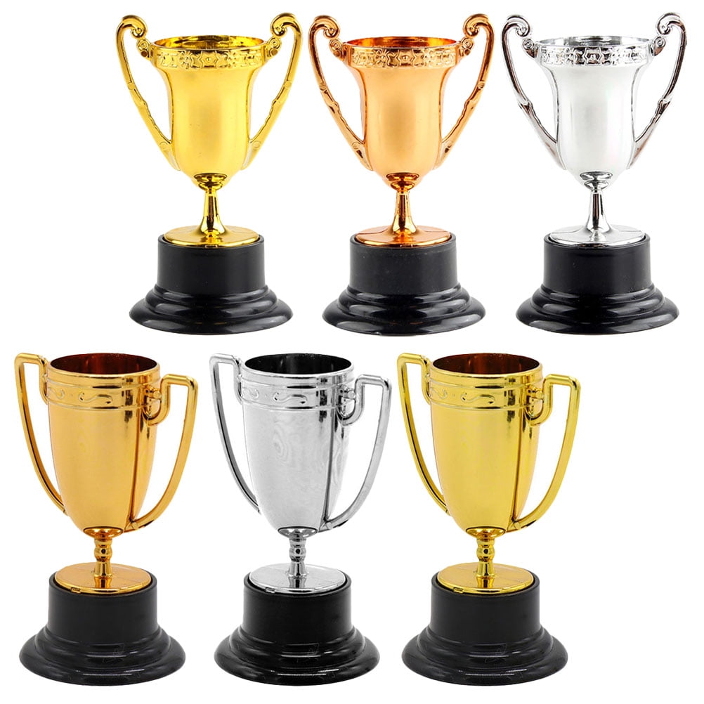 Raindrops 6 Pcs Trophy Toy Engraved Decorations Kids Toys Mini Trophies ...