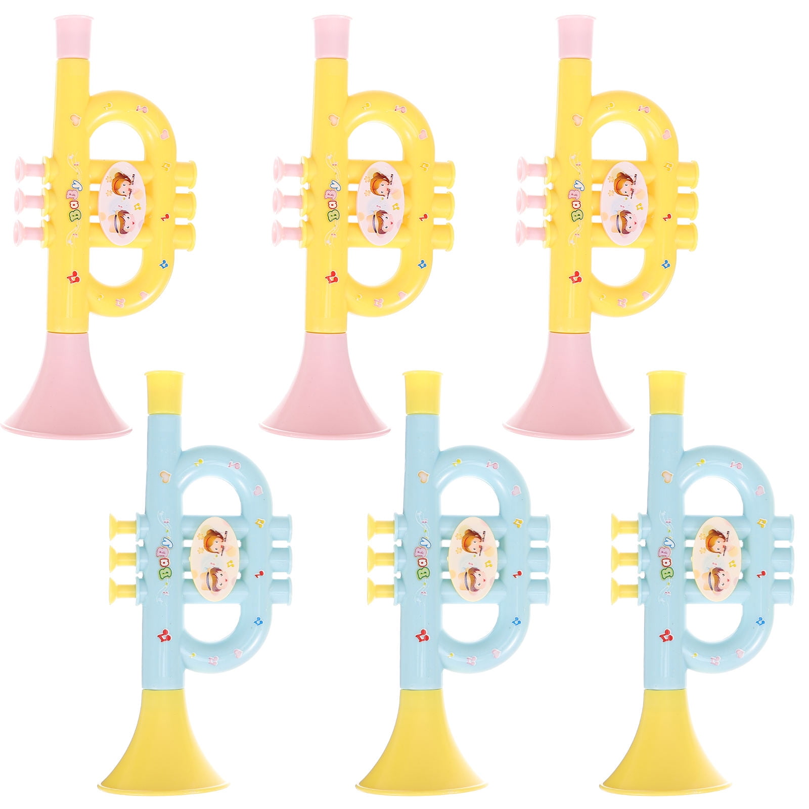 Raindrops 6 Pcs Trumpets Toy Trumpet Trumpet Toy Trumpet Model for Kids ...