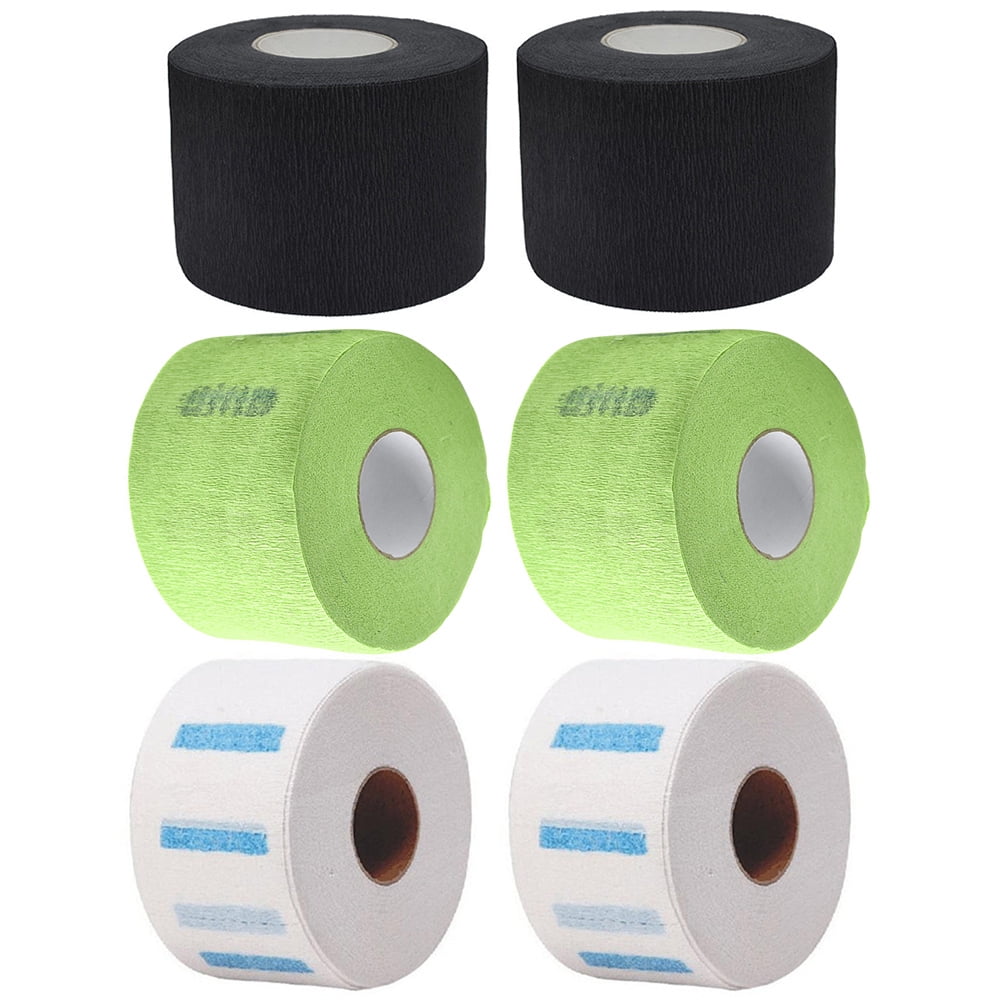 Raindrops 6 Rolls Disposable Scarf Paper Haircut Neck Band Salon ...