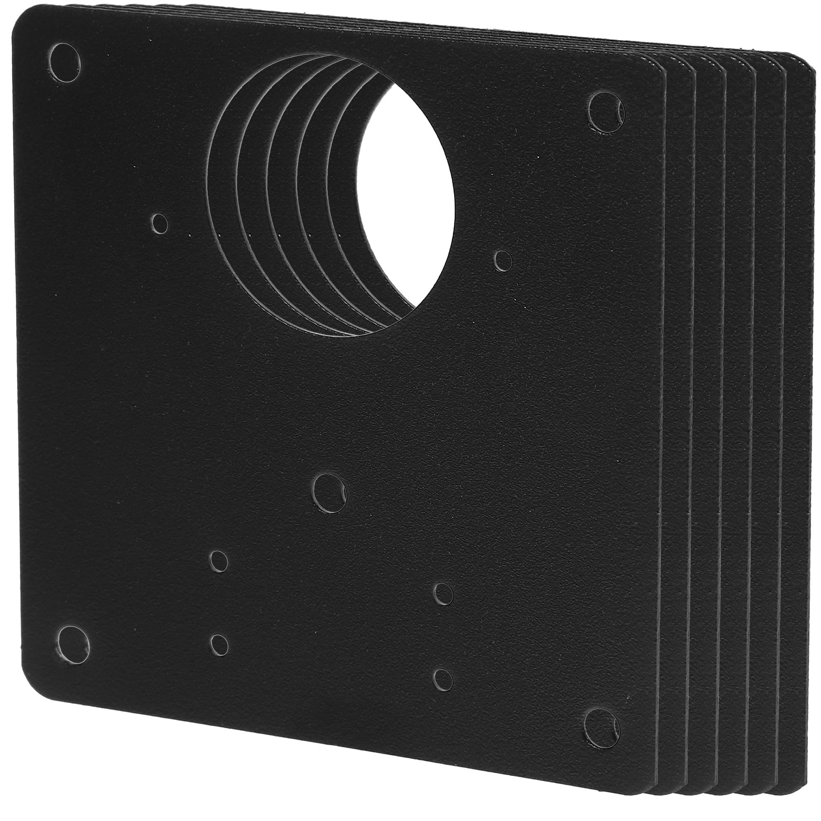 Raindrops 6 Sets Cabinet Door Hinge Plate for Kitchen Cabinets Rotary ...