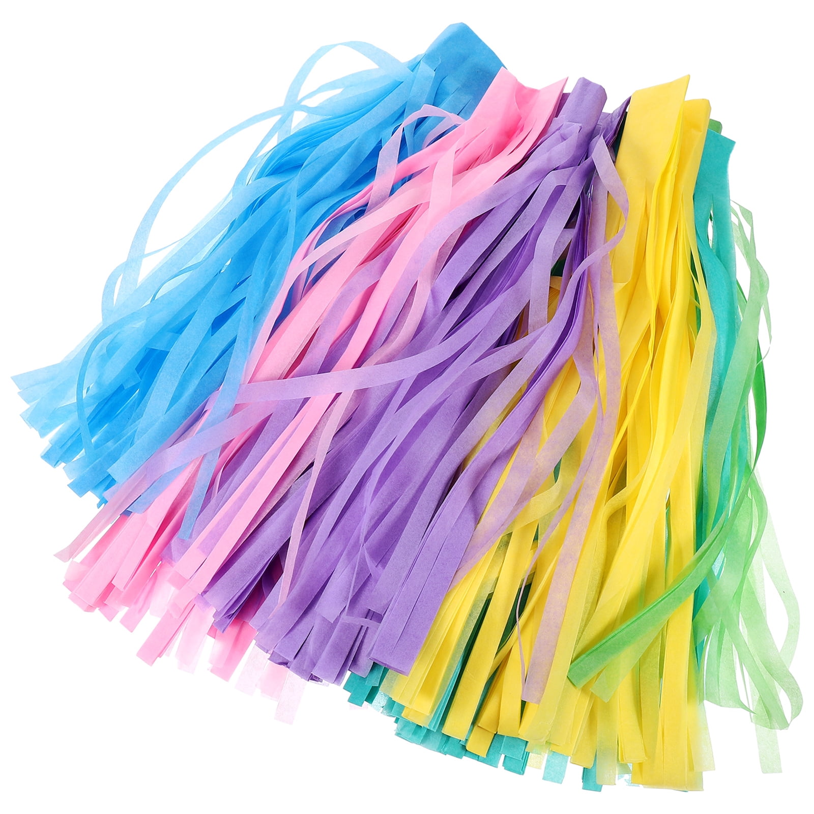 Raindrops Colorful Paper Tassel Banner for Decor Made of Paper Assorted ...