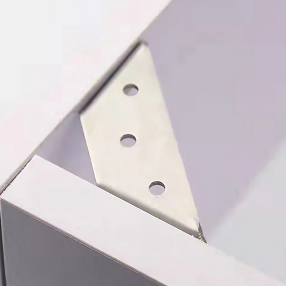 Raindrops 6 Sets Stainless Steel Corner Code Bracket Connector Brackets ...