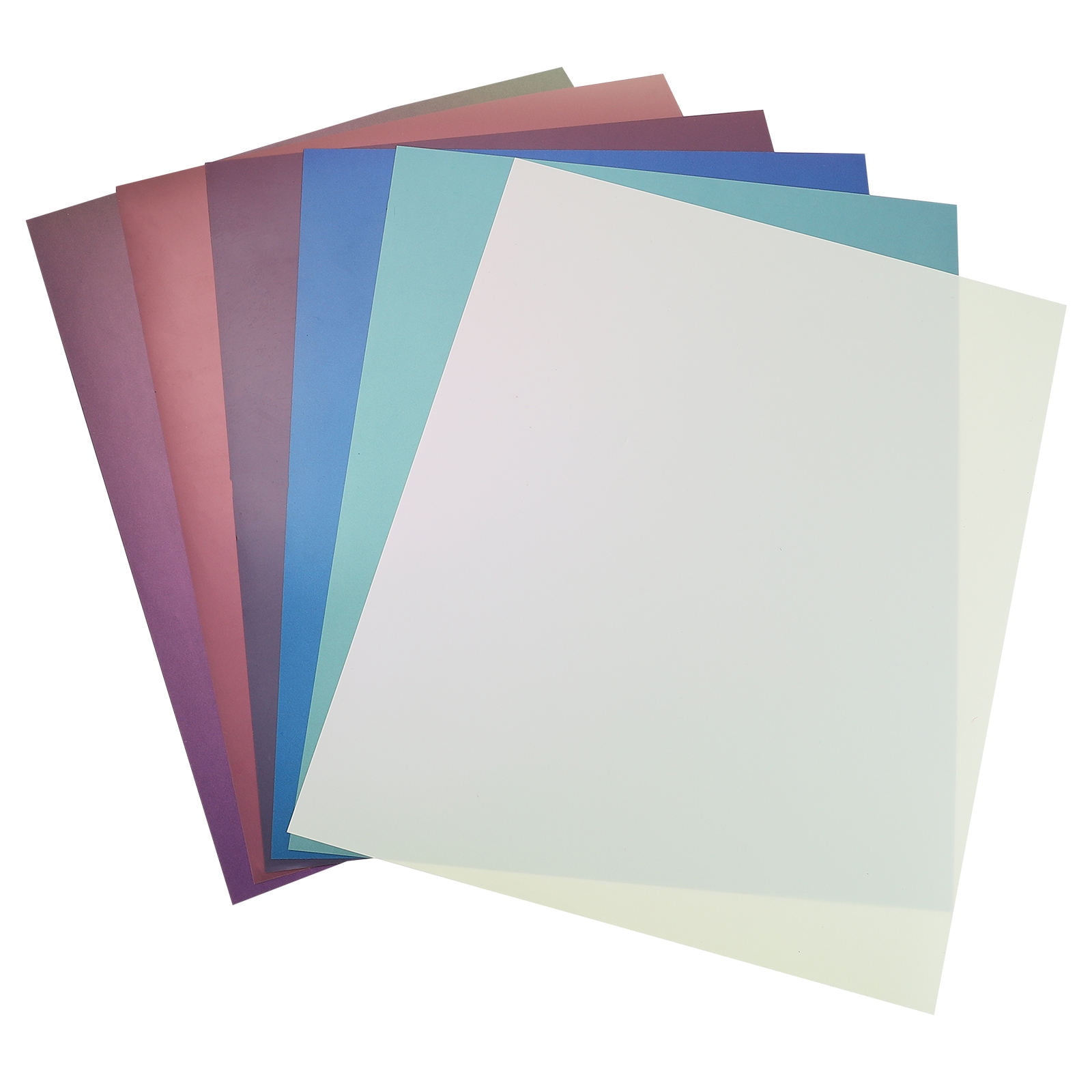 Raindrops 6 Sheets Clothes Heat Transfer Lettering Film Holographic ...