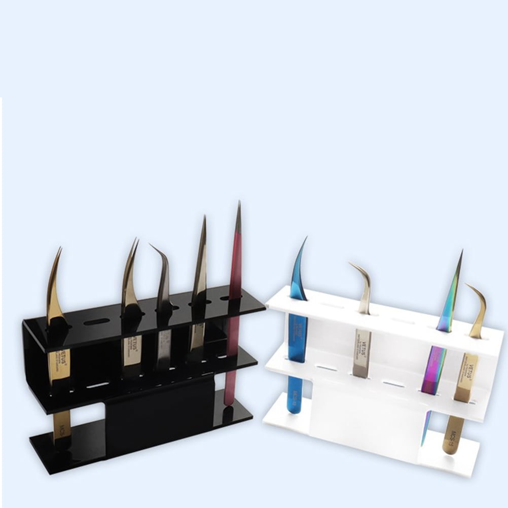 Raindrops 6 -hole Tweezers Storage Rack Professional Holder Compact ...