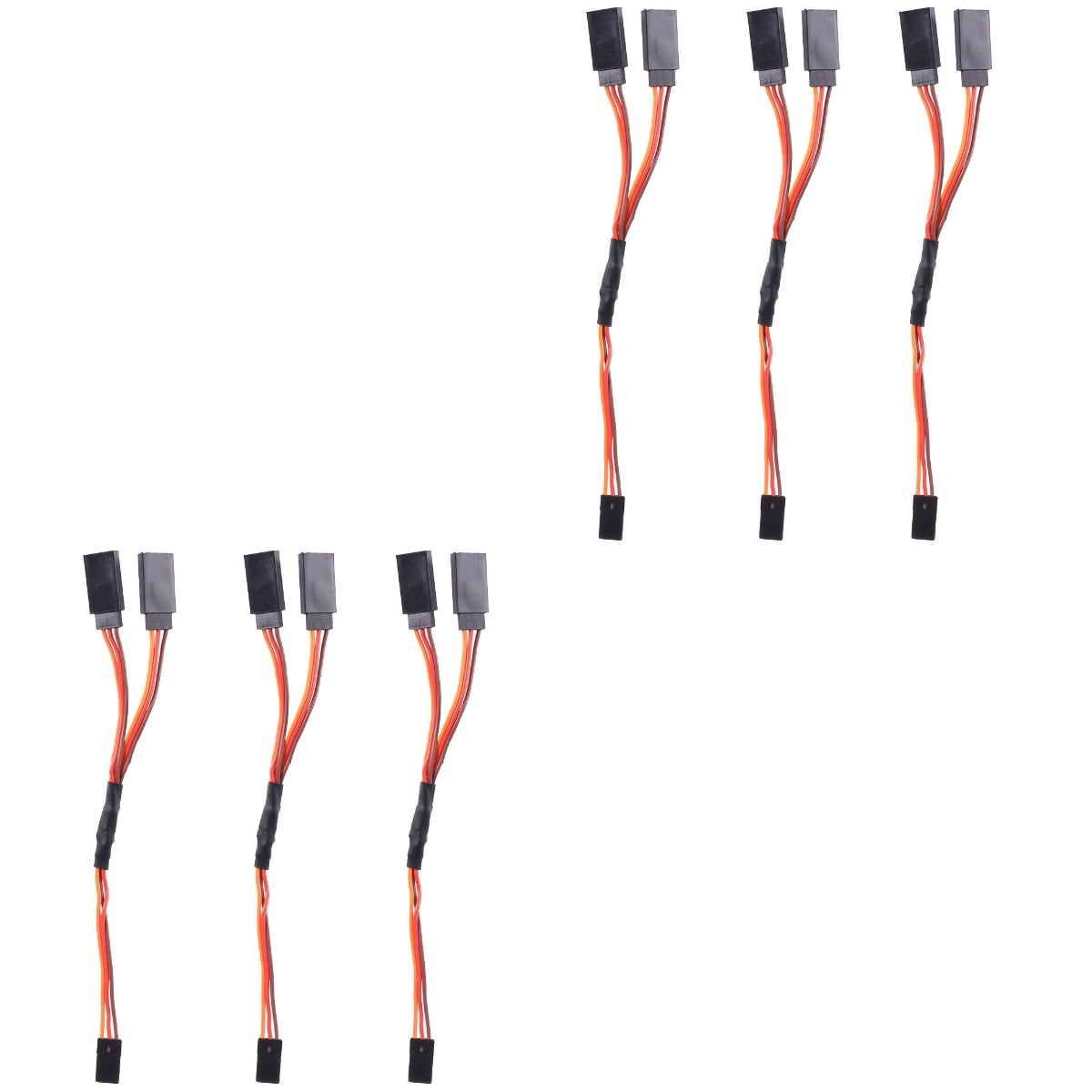 Raindrops 6 pcs 3 15cm Male to Female Extension Lead Wire Cable for RC ...