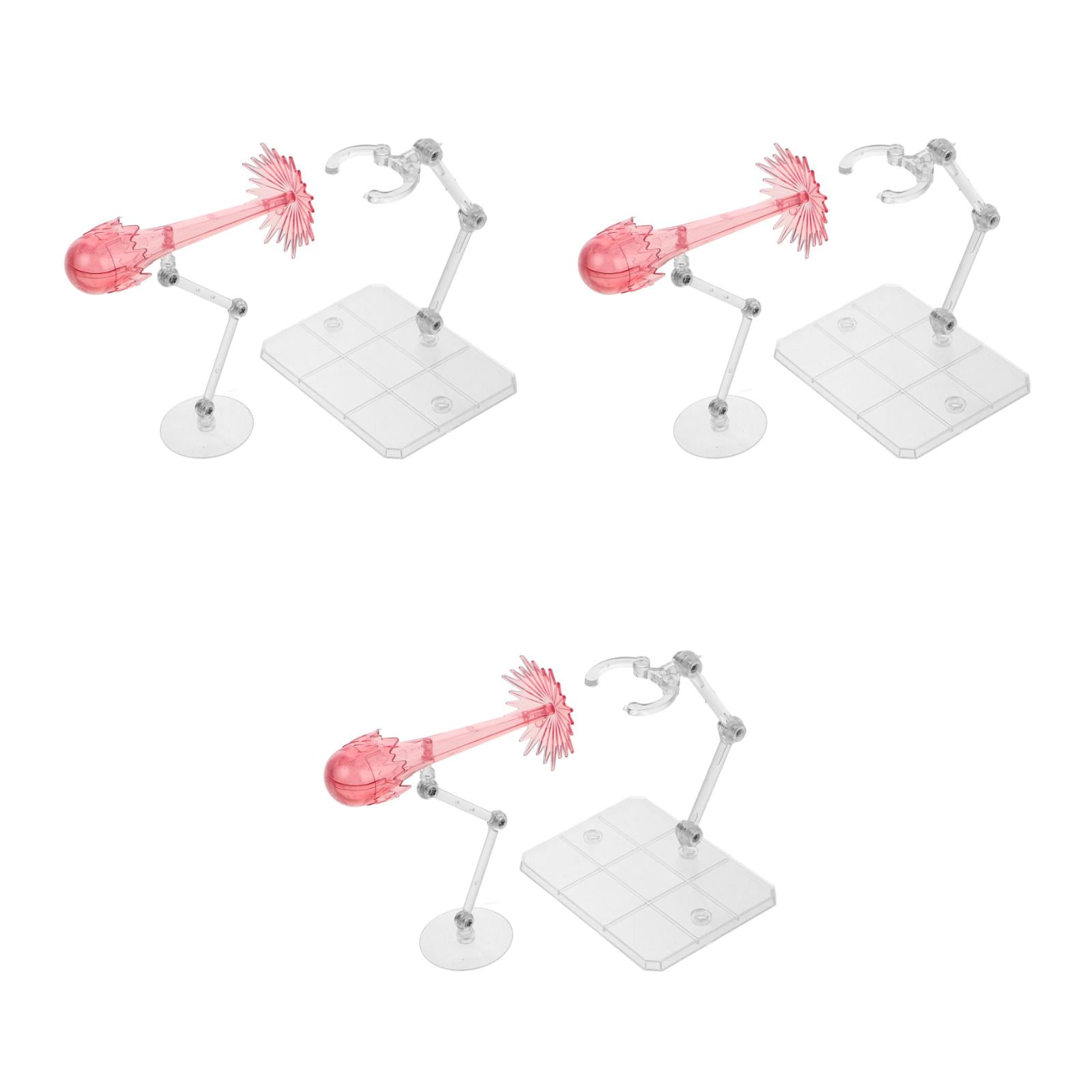 Raindrops MLINS 6 pcs Doll Display Racks Adjustable Figure Stand Holder ...