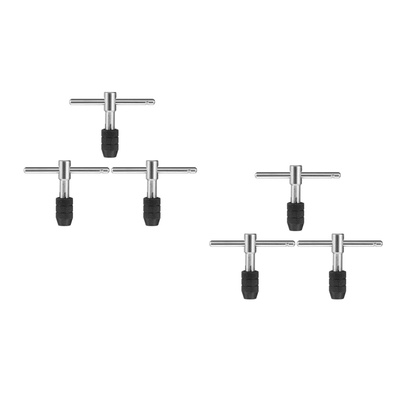 Raindrops 6 pcs Adjustable T-Handle - Tap Wrench Hand Tap Tool Ratcheting Tap Wrench - Walmart.com