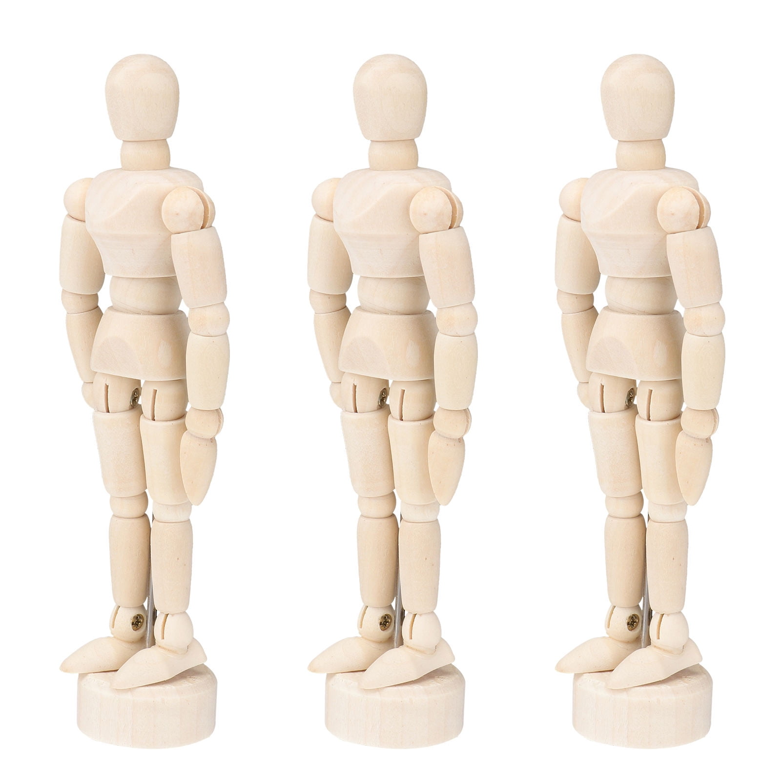 Raindrops 6 pcs Artist Wooden Manikin Movebale Action Figure Model for ...