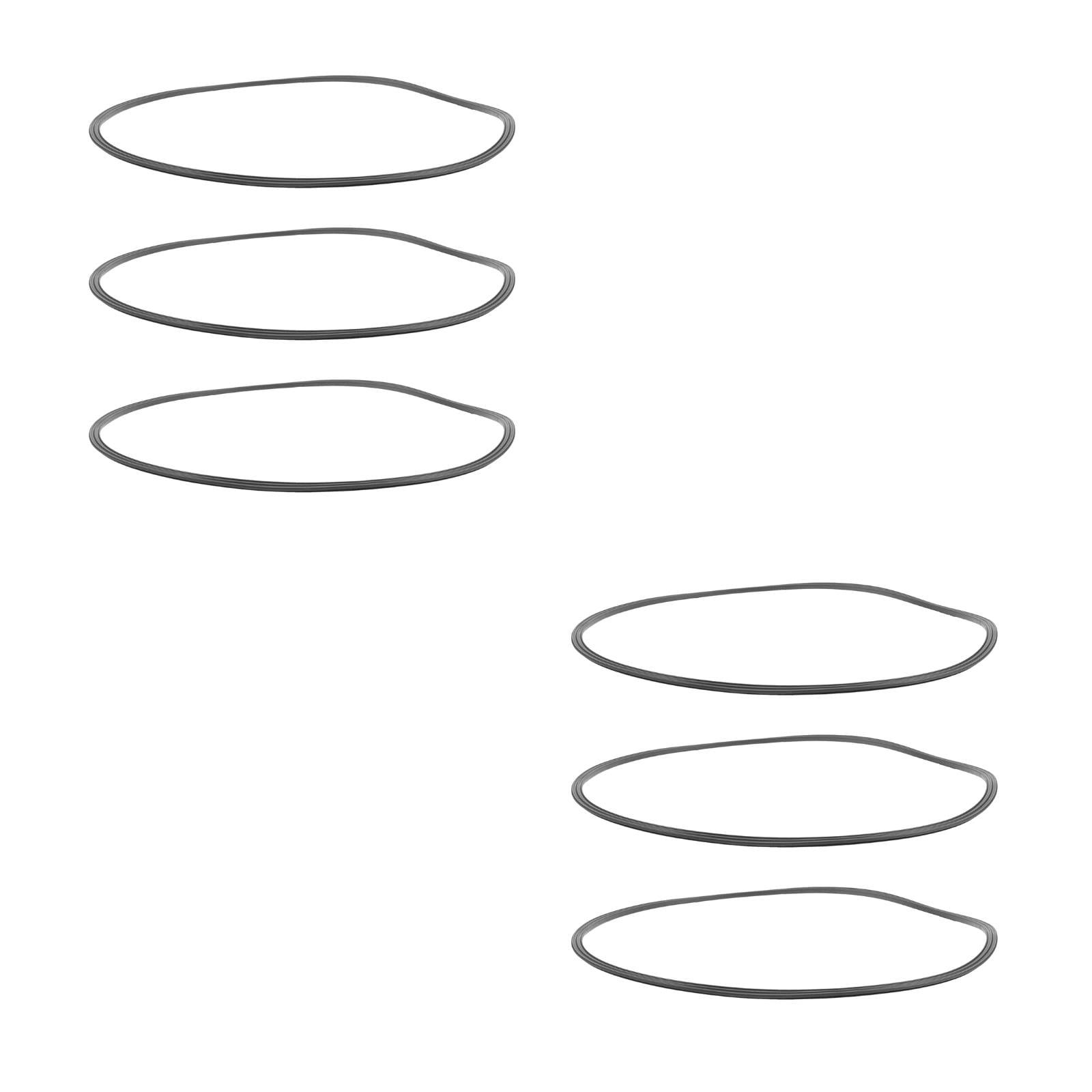 Raindrops Hemoton 6 pcs Bar Stool Floor Protector Stool Base Rings Rubber Nonslip Rings Chair ...