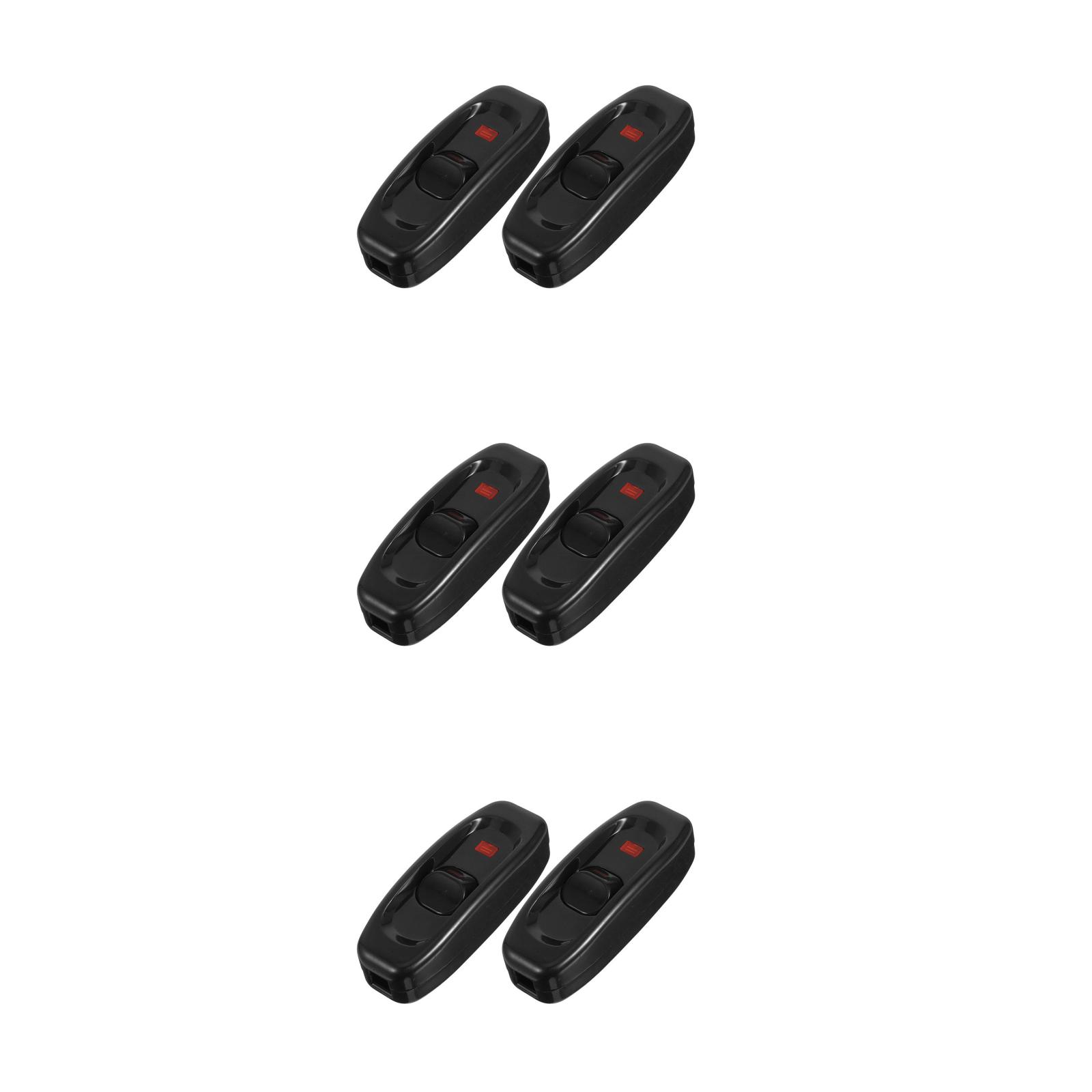 Raindrops 6 pcs Bedside Lamp Switch Inline Switch Lamp Appliance Switch ...