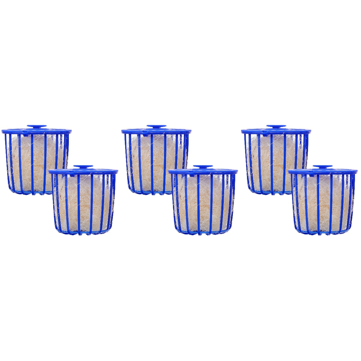 Raindrops 6 pcs Bird Breeding Hut Nest Pigeon Nesting Bowls Plastic ...