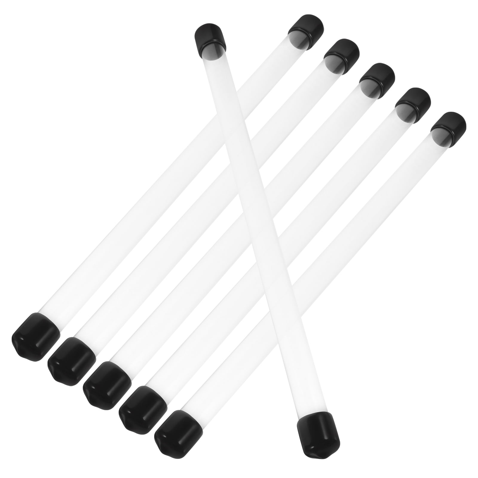 Raindrops 6 pcs Clear Storage Tubes Plastic Storage Tubes Round Storage ...