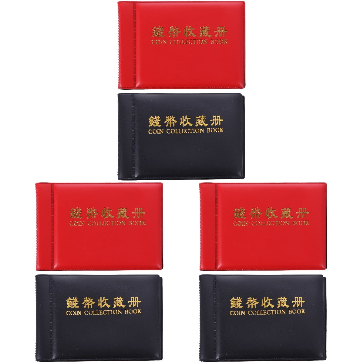 Raindrops 6 pcs Commemorative Coin Pockets Coin Protection Book ...