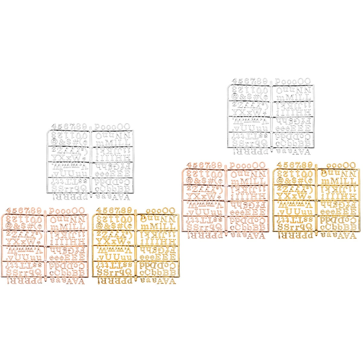 Raindrops 6 pcs Numbers Letters Symbols Set for Felt Letter Board ...