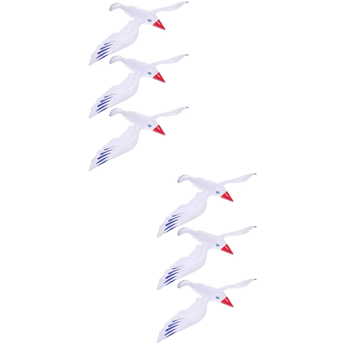 Raindrops 6 pcs Large Inflatable Seagull Inflatable Seagull Decorations ...