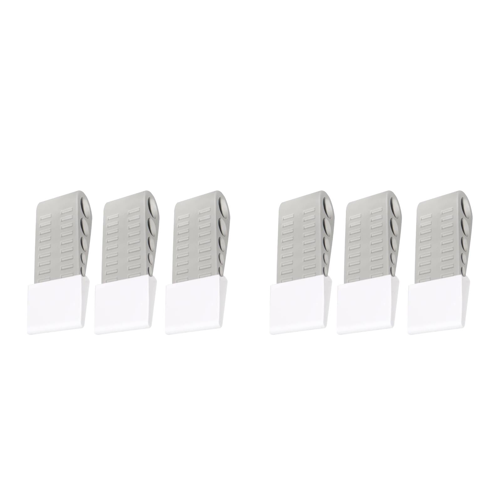 Raindrops 6 pcs Movable Door Stop Adjustable Rubber Door Stopper Hinge ...
