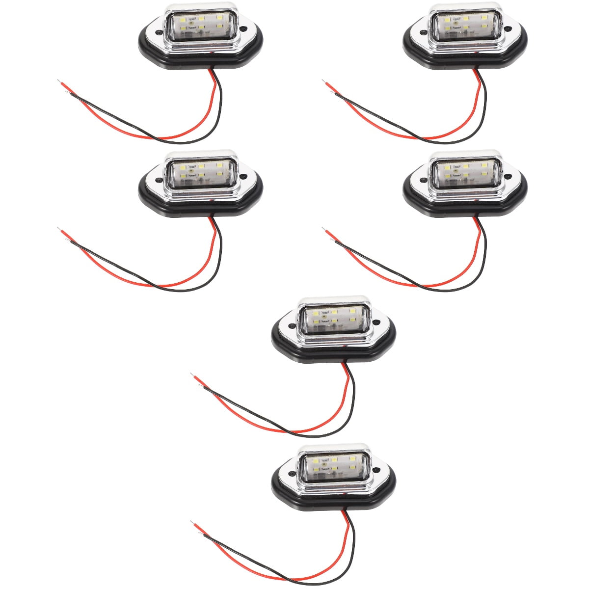 Raindrops 6 pcs Navigation Lights LED Marine Boat LED Signal Lamps ...