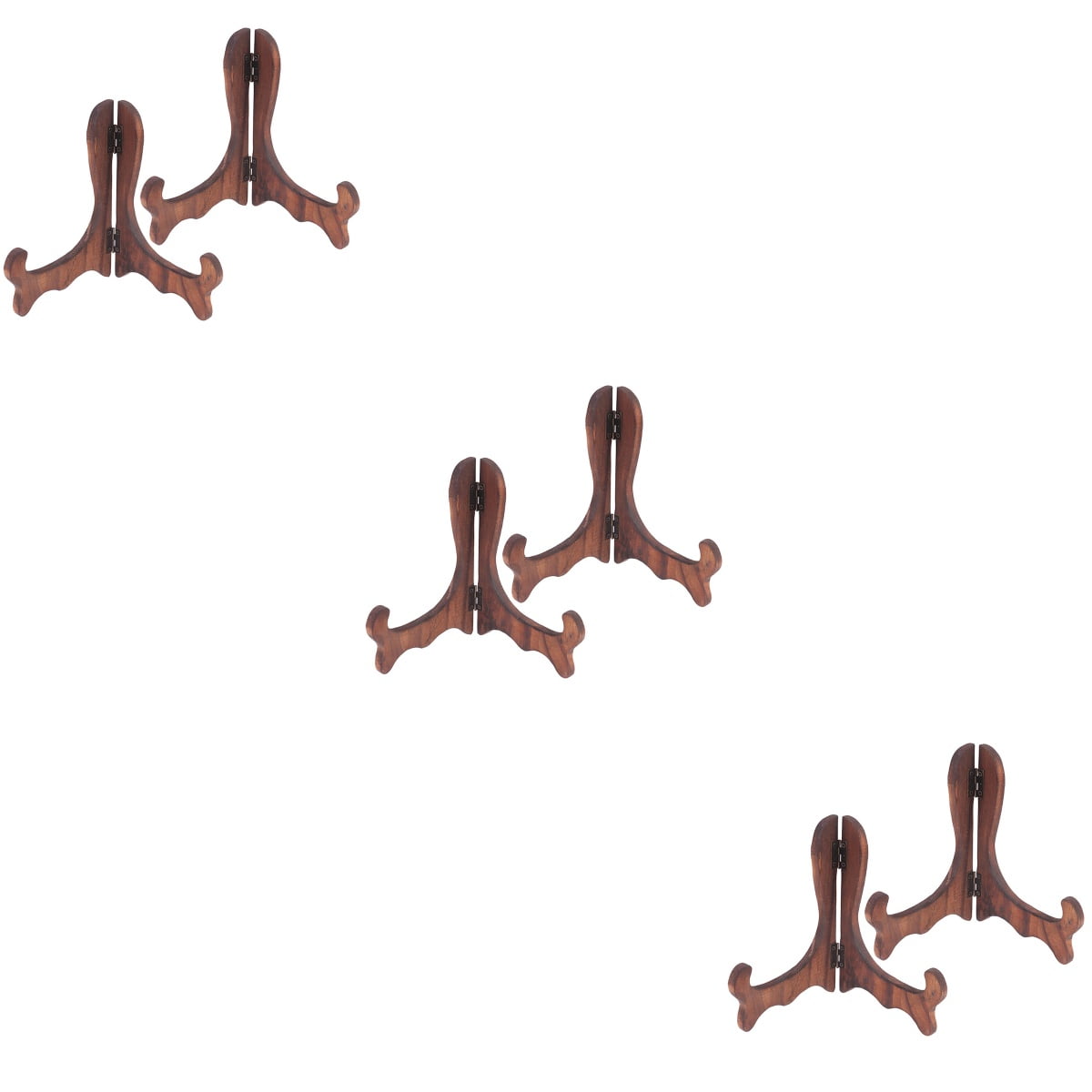 Raindrops 6 pcs Plate Display Stand Dish Easel Rack Desktop Display ...