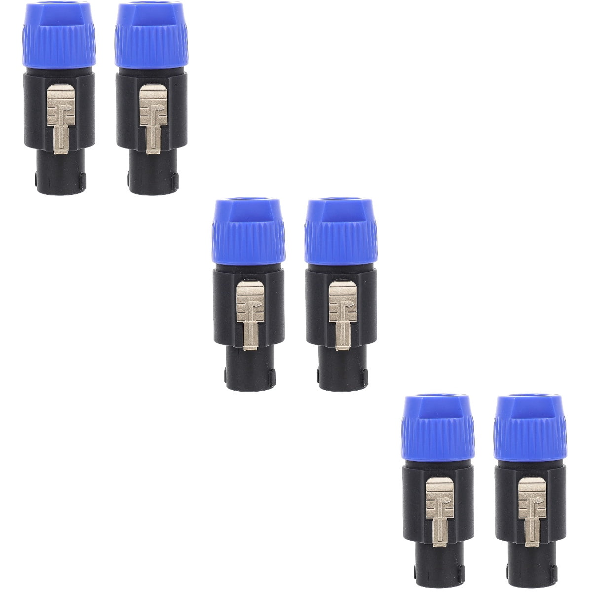 Raindrops 6 pcs Professional Plastic Plugs Audio Speaker Terminal ...