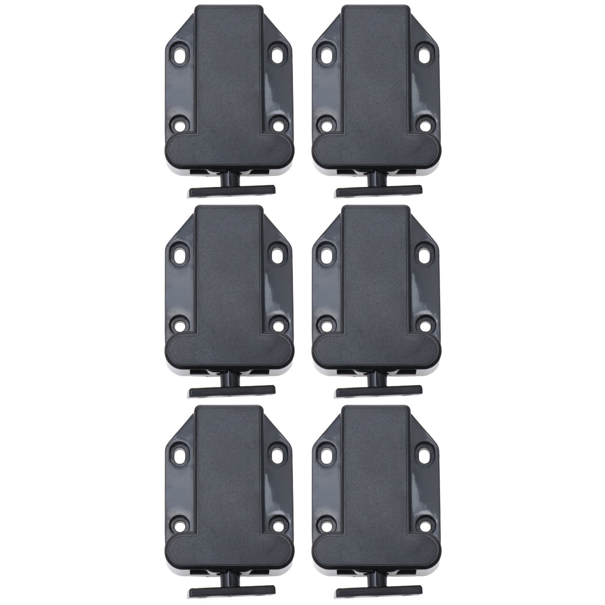Raindrops 6 pcs Self-locking Door Catch Door Drawer Cabinet Catch Push ...