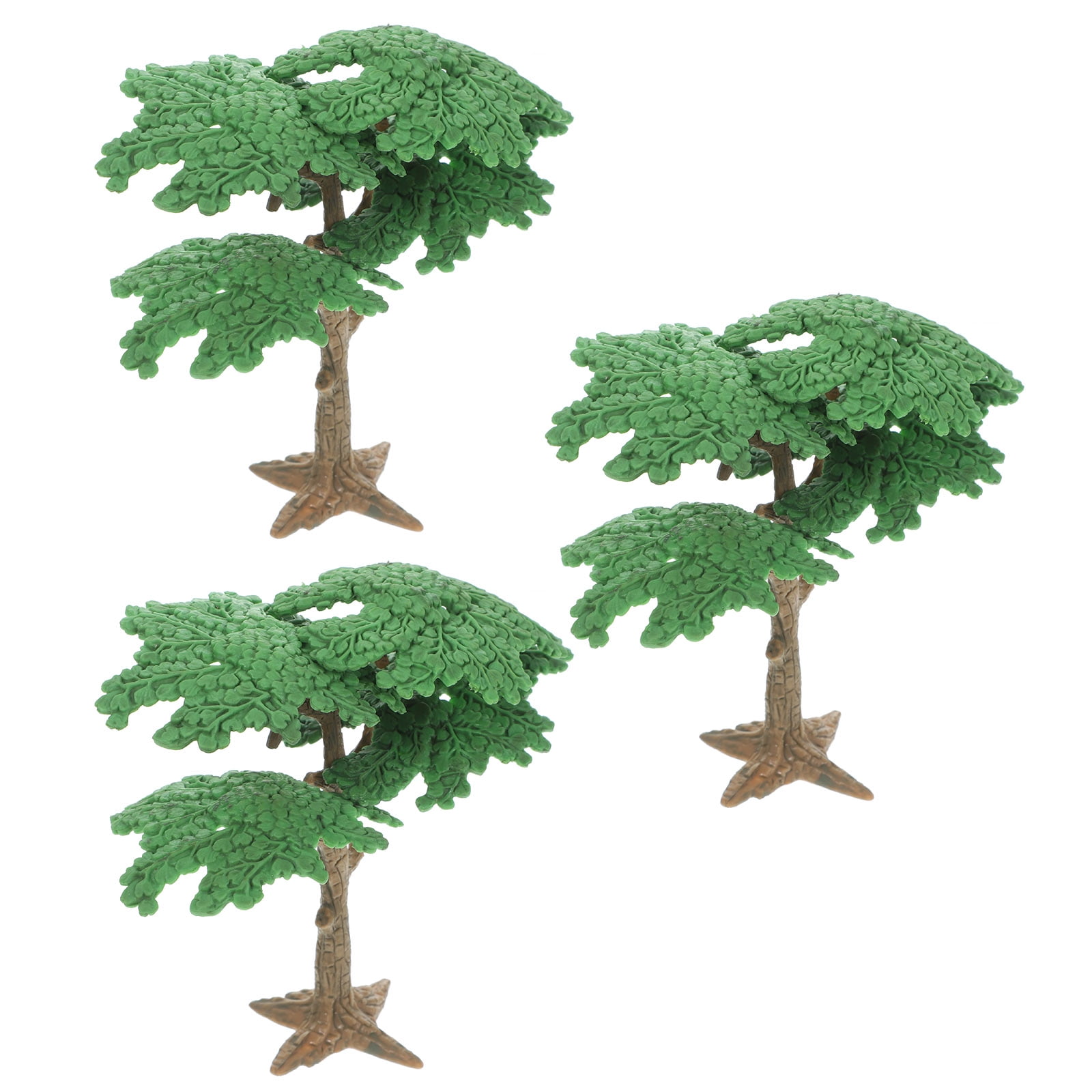 Raindrops 6 pcs Simulated Landscape Tree Model Mini Pine Tree Cypress ...