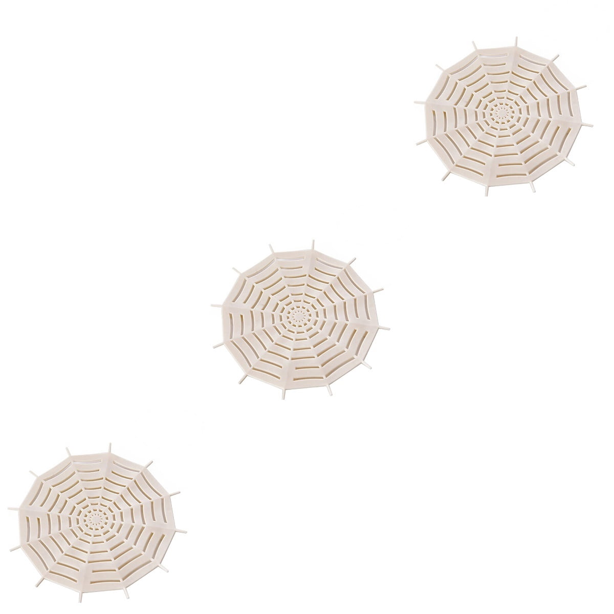 Raindrops 6 pcs Spider Web Shaped Sink Strainer Kitchen Bathroom Sink ...