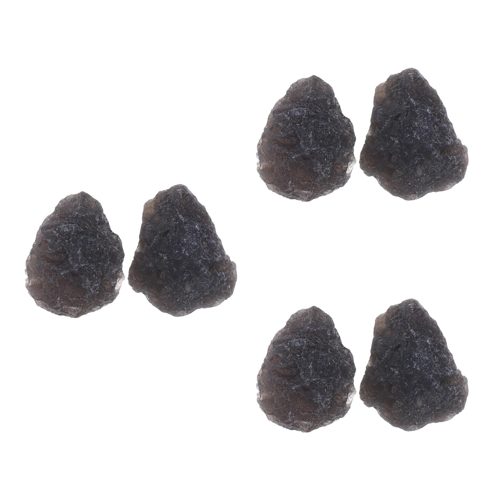 Raindrops 6 pcs Stone Cluster Rough Stone Specimen Meteorolite Science ...