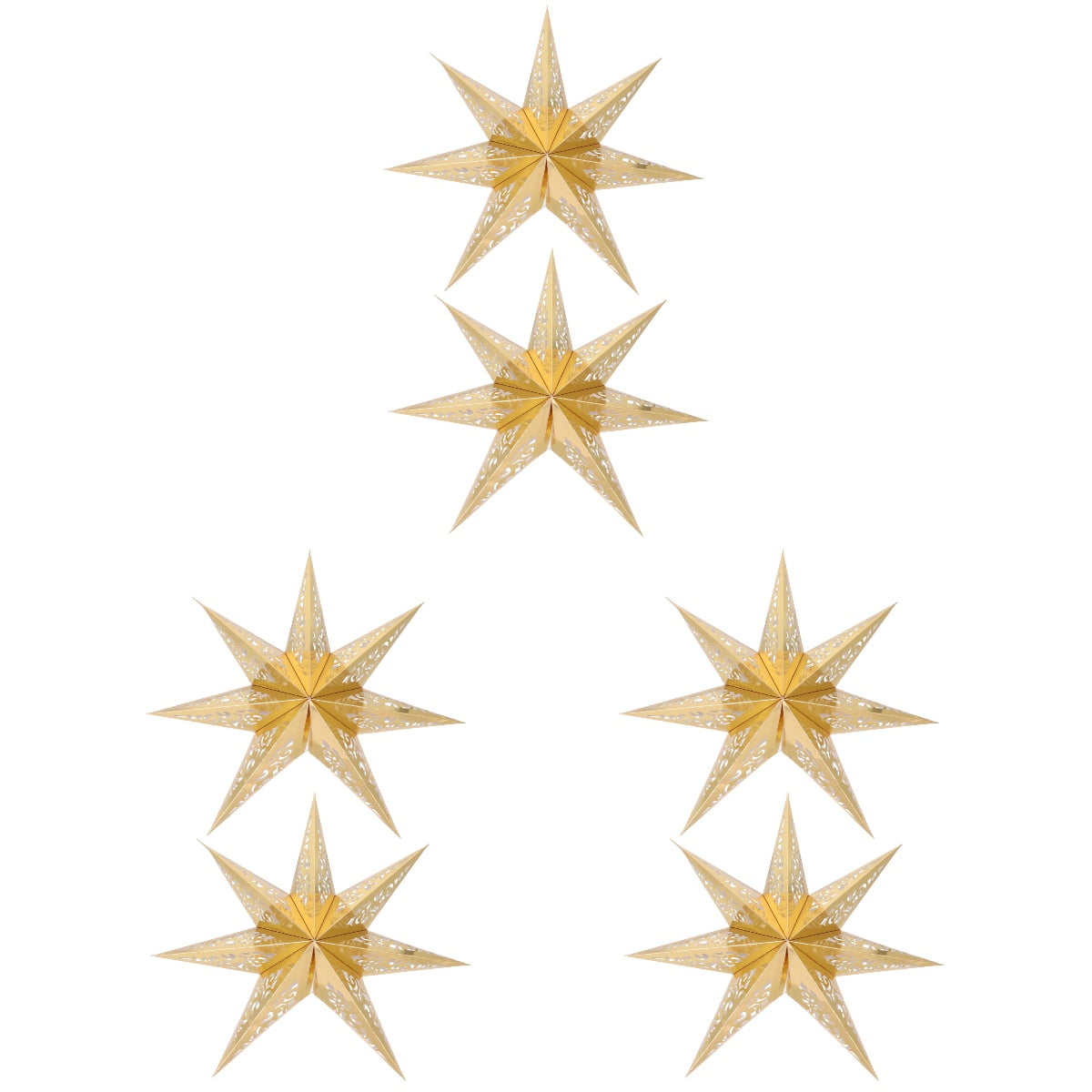 Raindrops 6 pcs Wedding Star Lampshade Star Festival Light Cover ...