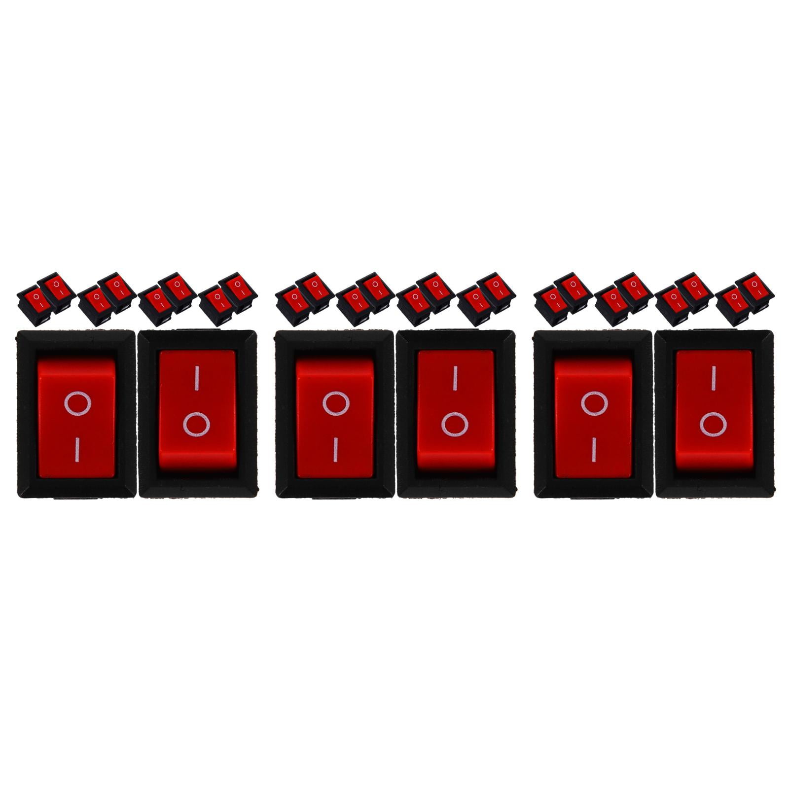 Raindrops 60 PCS On Off DPST Rocker Switch for Car Boat Household ...