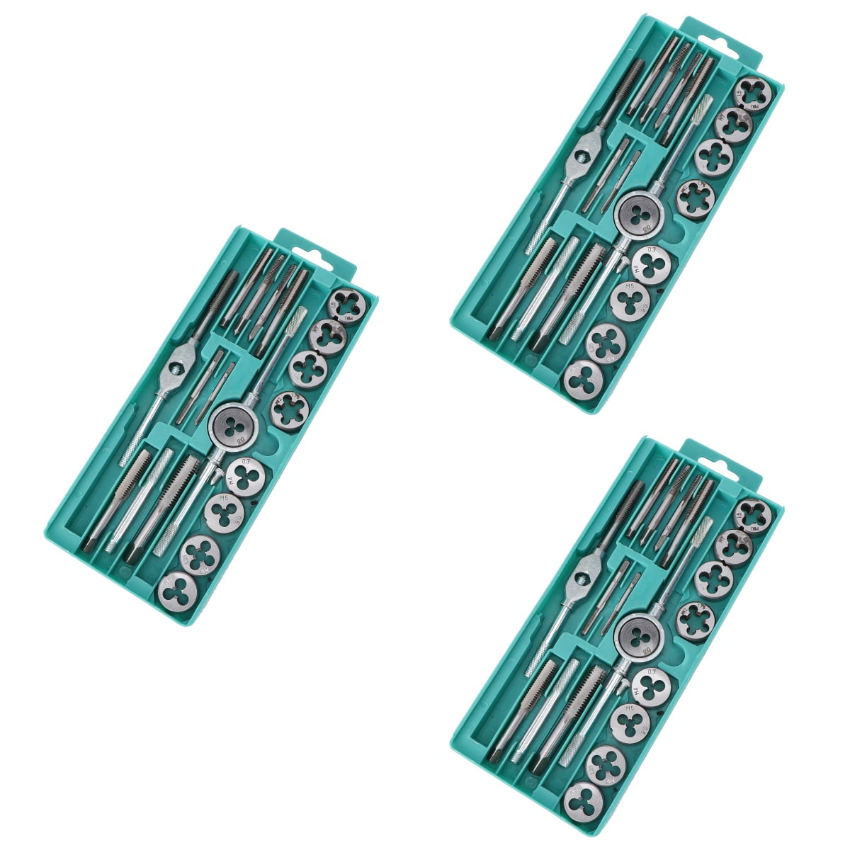 Raindrops 60 PCS /Set Metric Threading Tool Hand Threading Tool Steel ...