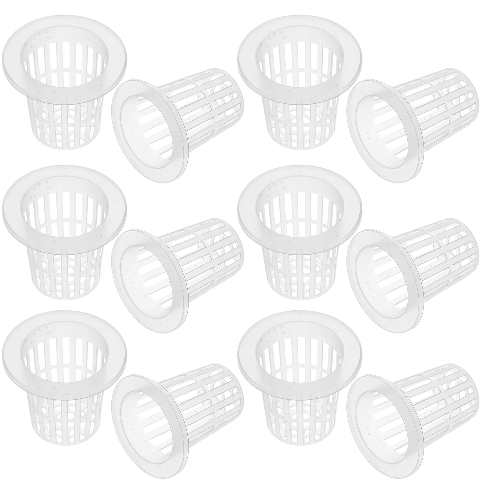 White Plastic Planting Cups for Use with Durable Quality 60 Pcs ...