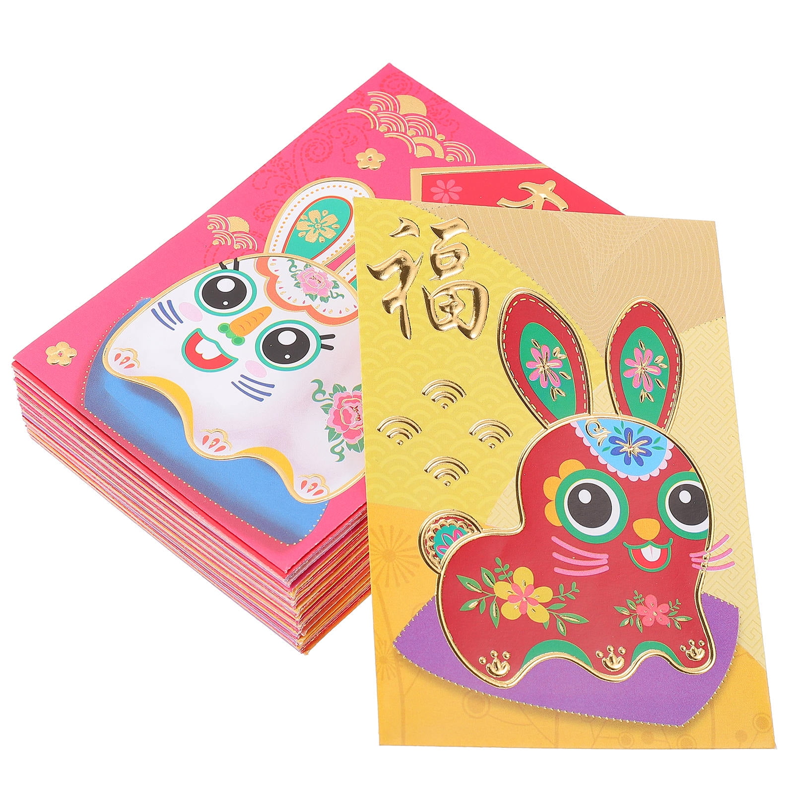 Raindrops 60 Pcs Packet New Year Red Envelope Pretty Color Envelopes ...