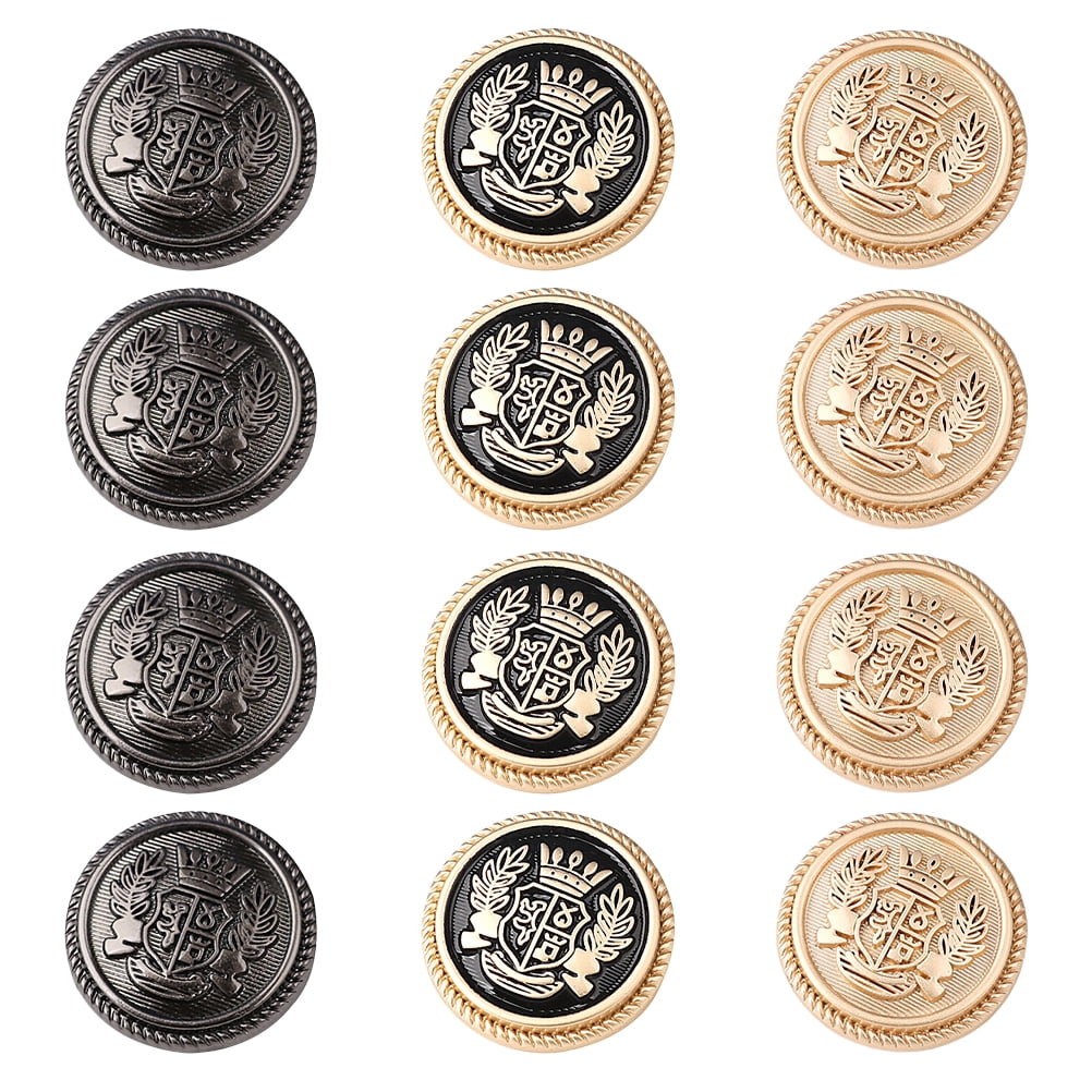 Raindrops 60 Pcs Wheat Crown Buttons Compression Wristband Desktop ...