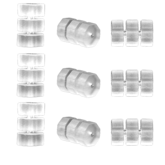 Raindrops 60 Pcs Wire Connectors Stoppers Bike Line Protector Cable ...
