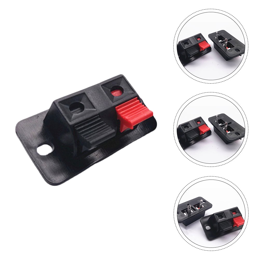 Raindrops 60 pcs 2 Positions Connector Terminal Subwoofer Plug Terminal ...