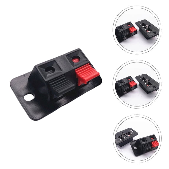 Raindrops 60 pcs 2 Positions Connector Terminal Subwoofer Plug Terminal ...