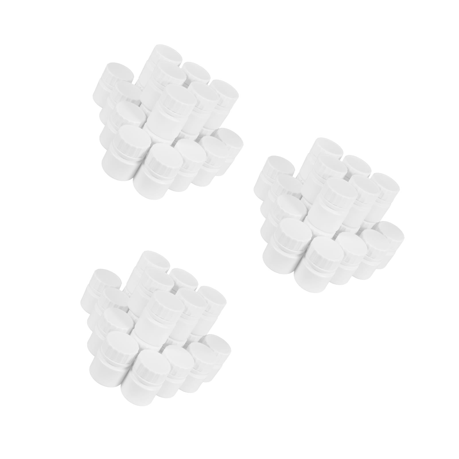 Raindrops 60 pcs 30ml Plastic Bottles With Screw Cap Lab Chemical ...