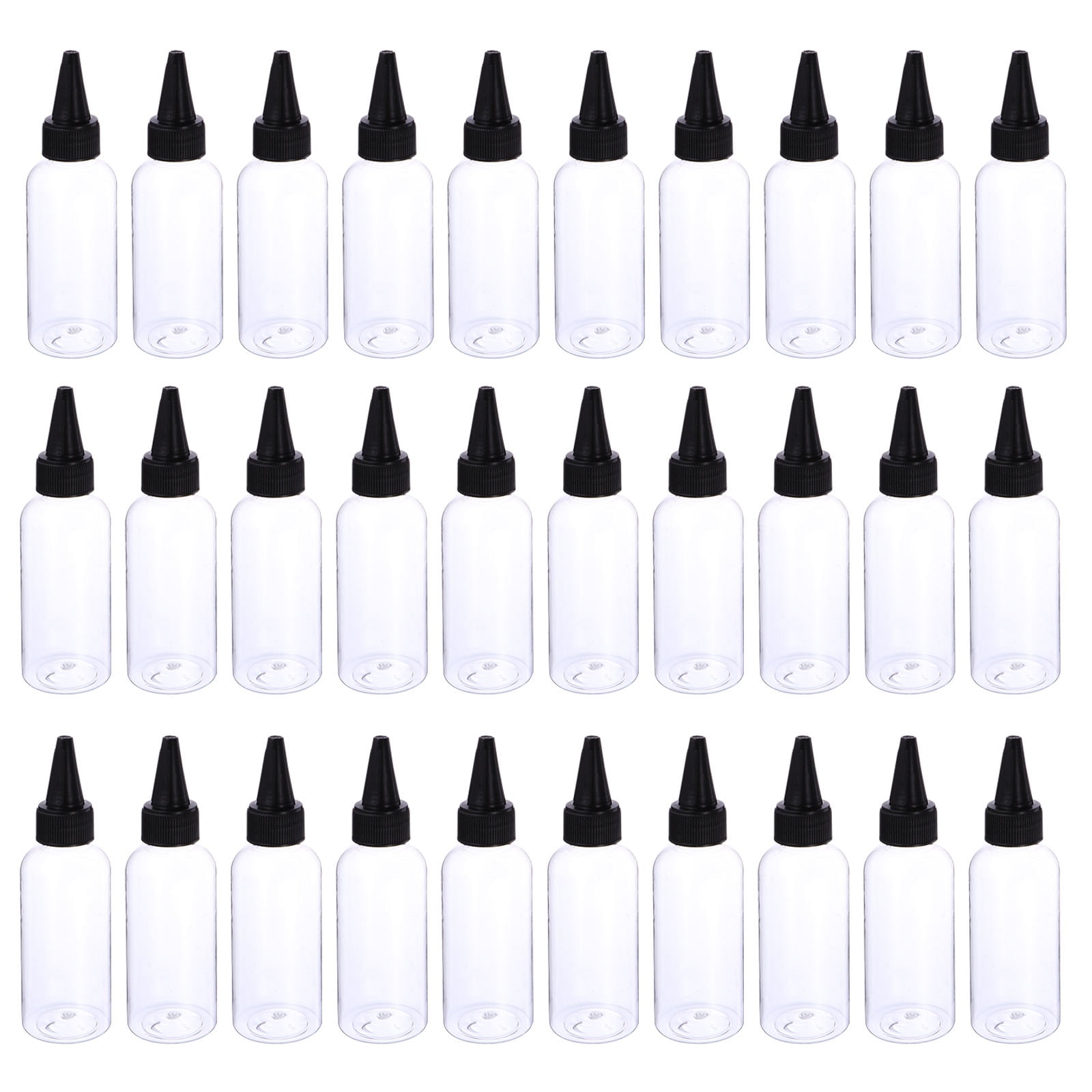 Raindrops 60 pcs 60ml Pigment Dispenser Bottle Transaprent Bottle Empty ...