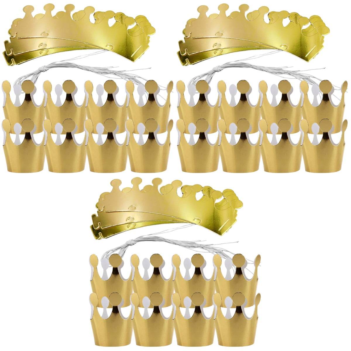 Raindrops 60 pcs Birthday Paper Crowns Party Crowns Hats Children ...