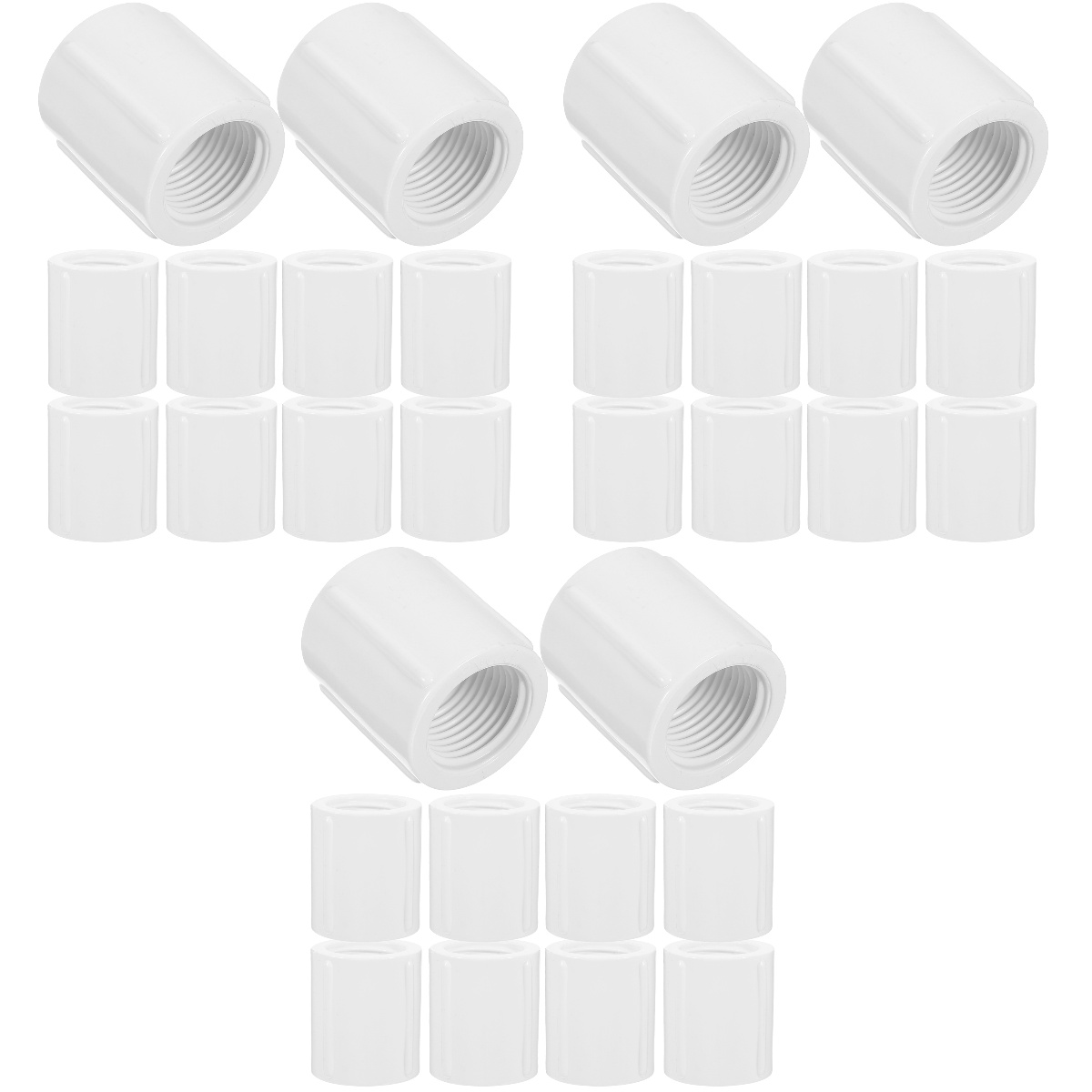 Raindrops 60 pcs Connector PVC Water Fitting 1/2 Inch Joint Connector ...